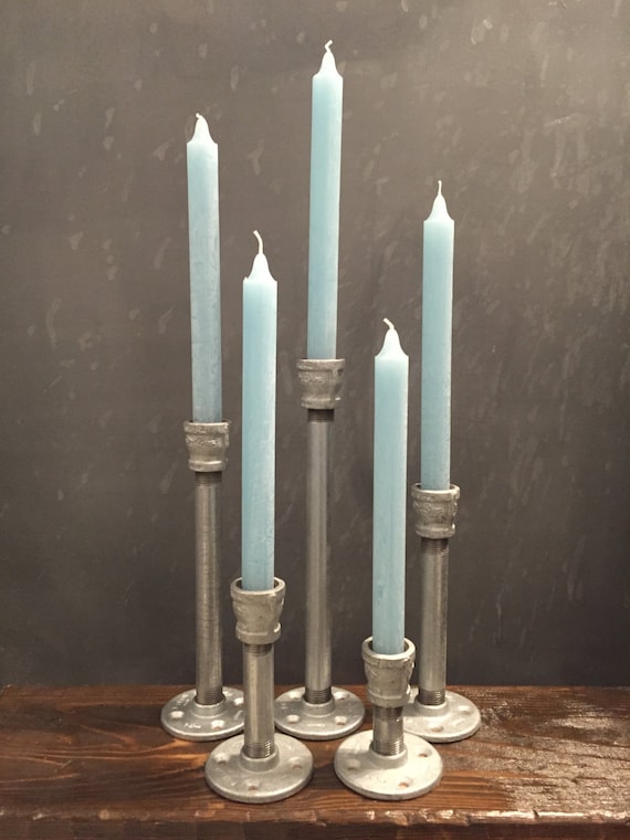 Industrial Styled Taper Candle Holder | Etsy