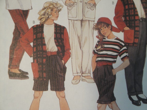 Items similar to McCalls 6741 Girls 7 8 10 Unlined Jacket T-Shirt Pants ...