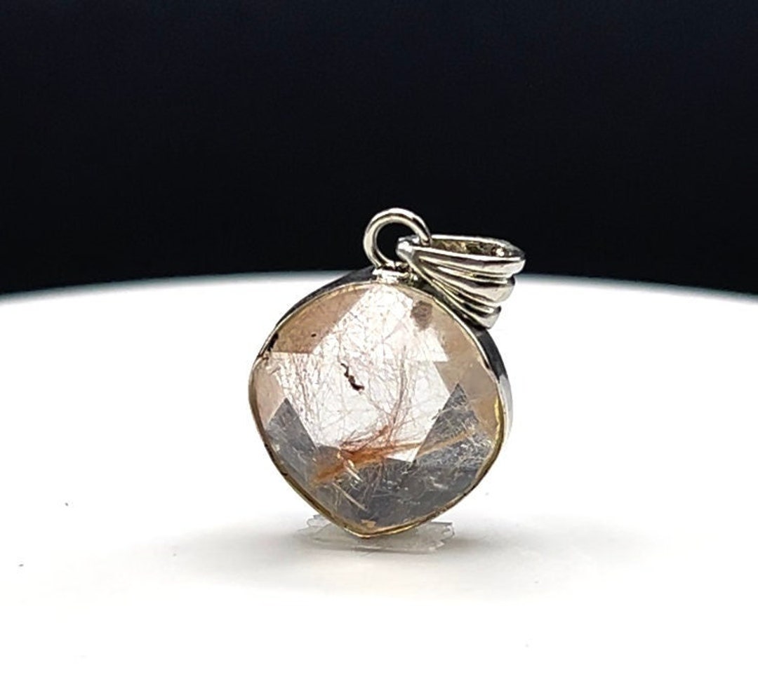 Quartz Crystal Clear Rutilated Star of David Quartz Pendant Small ...