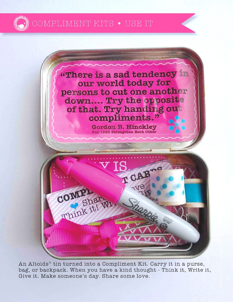 Compliment Kit - Digital Download - Etsy