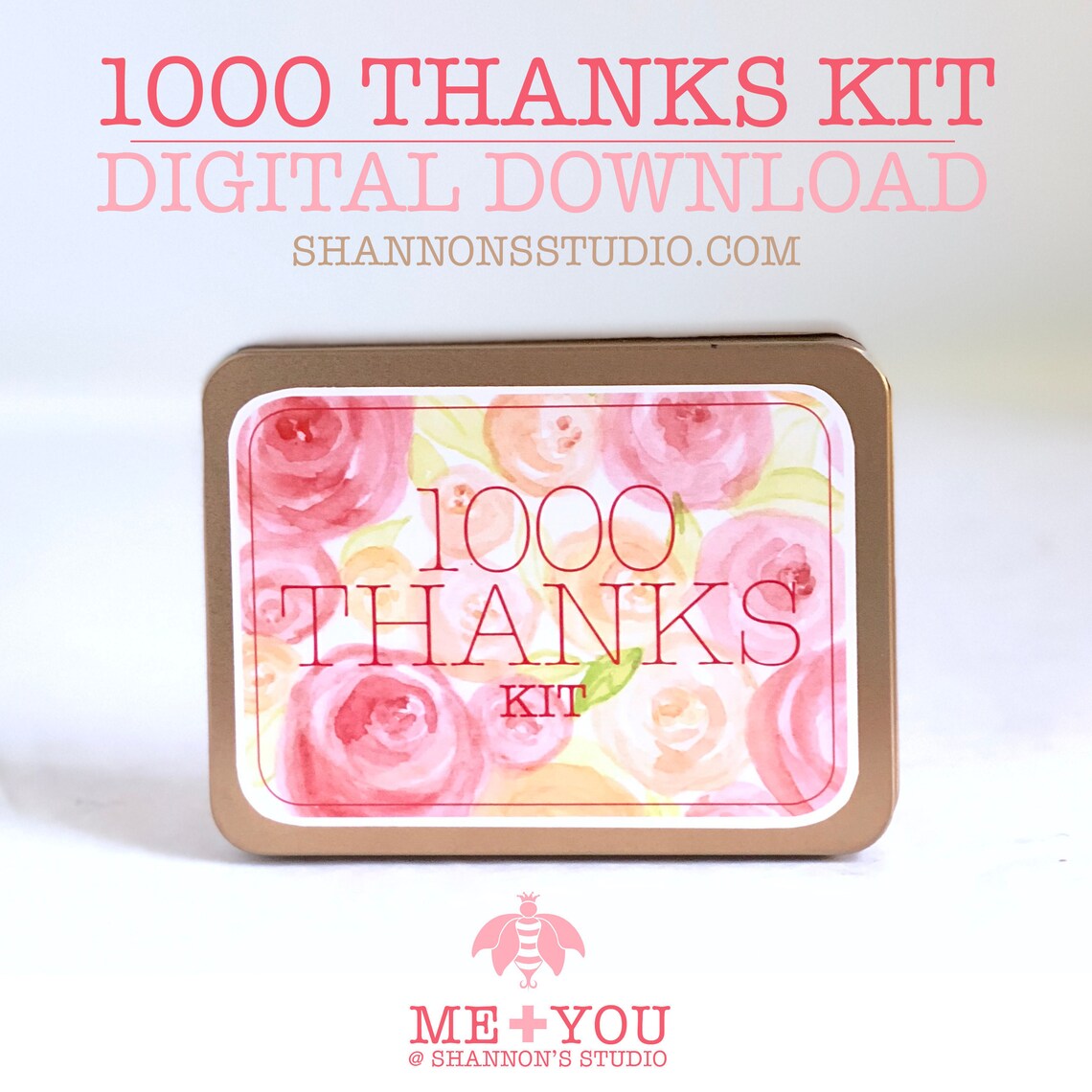 1000 Thanks Kit Digital Download - Etsy
