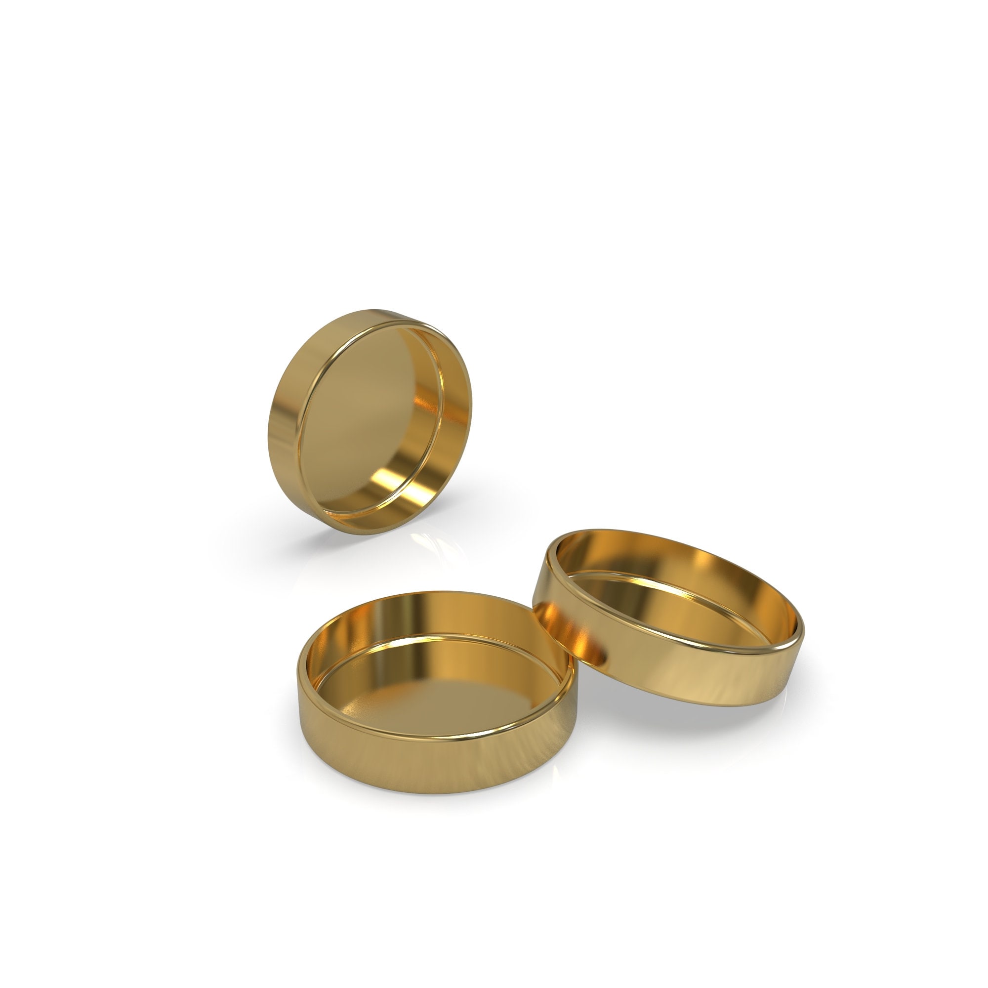 4mm Bezel Cups 3pcs 14K Gold Bezel Cups Bezel Jewelry Making - Etsy