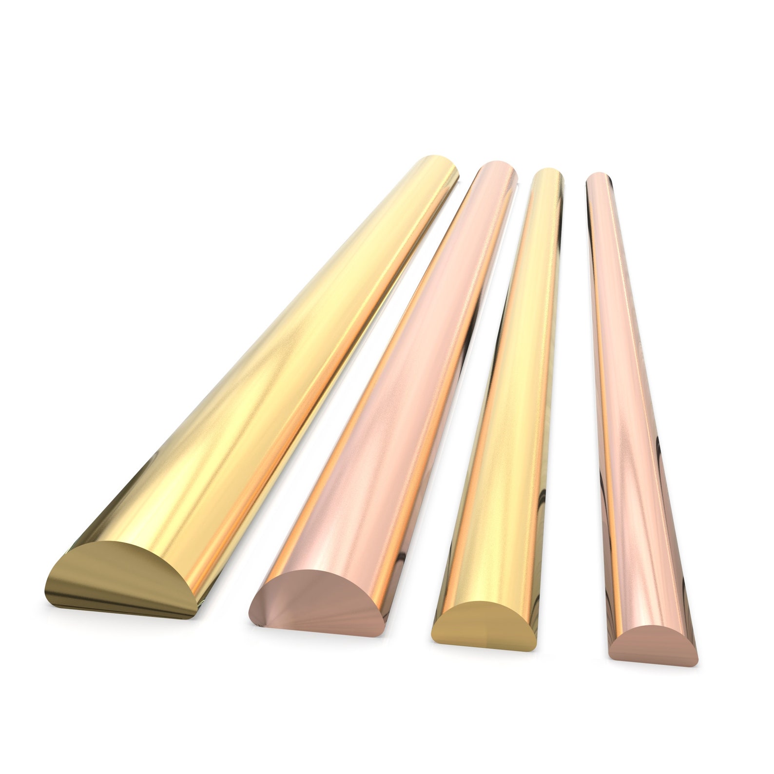 Solid Gold Jewelry Wire 14K Half Round Wire 18K Gold Half | Etsy