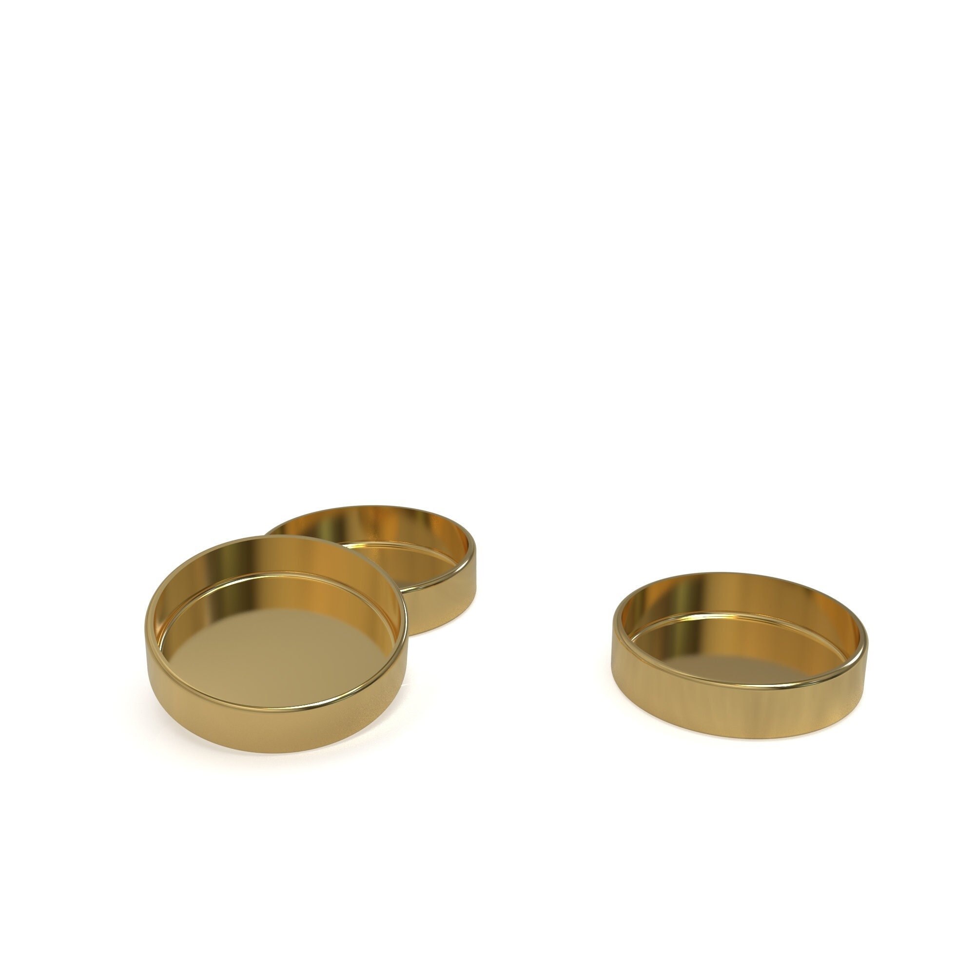 4mm Bezel Cups 3pcs 14K Gold Bezel Cups Bezel Jewelry Making - Etsy