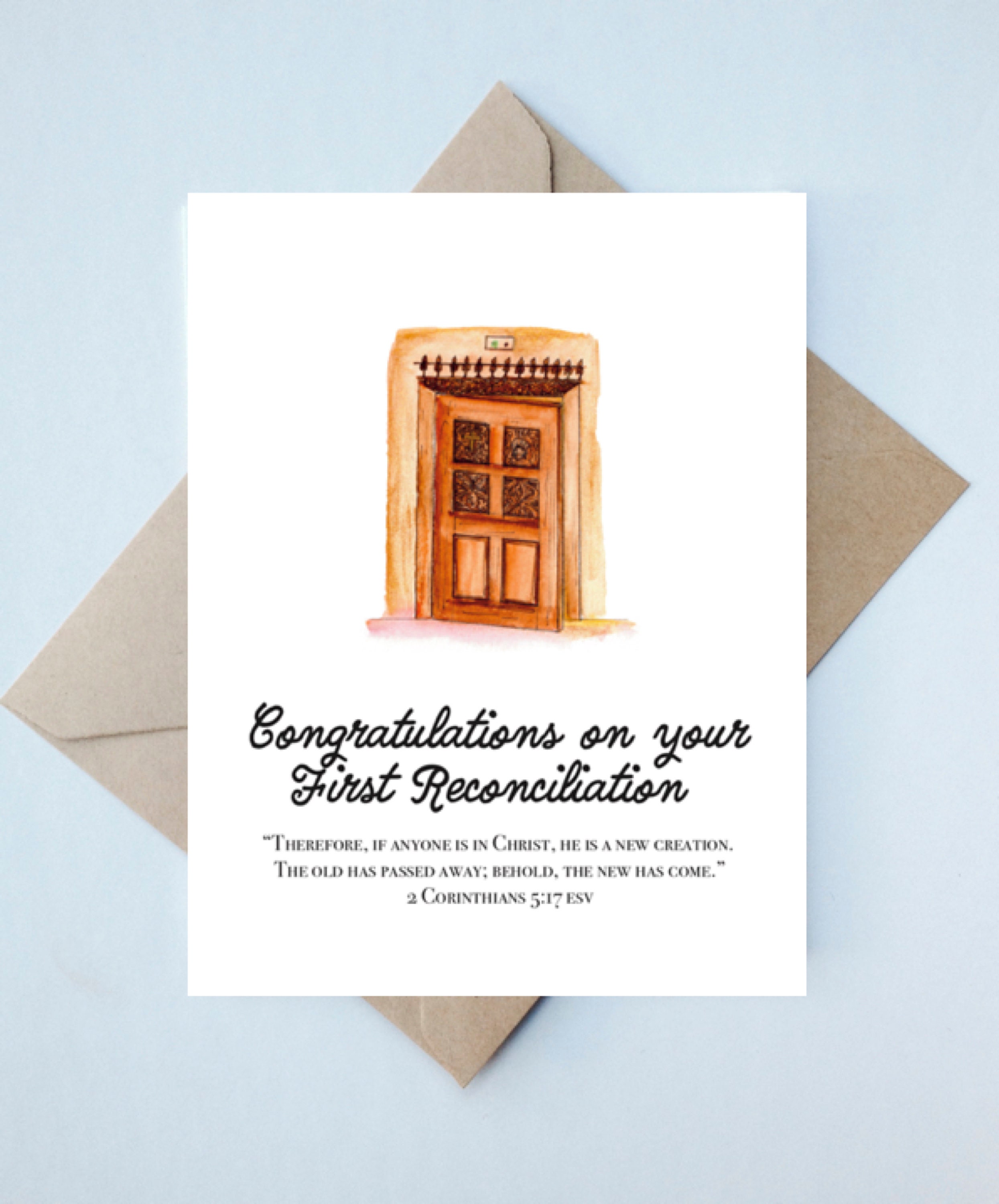 First Reconciliation Card