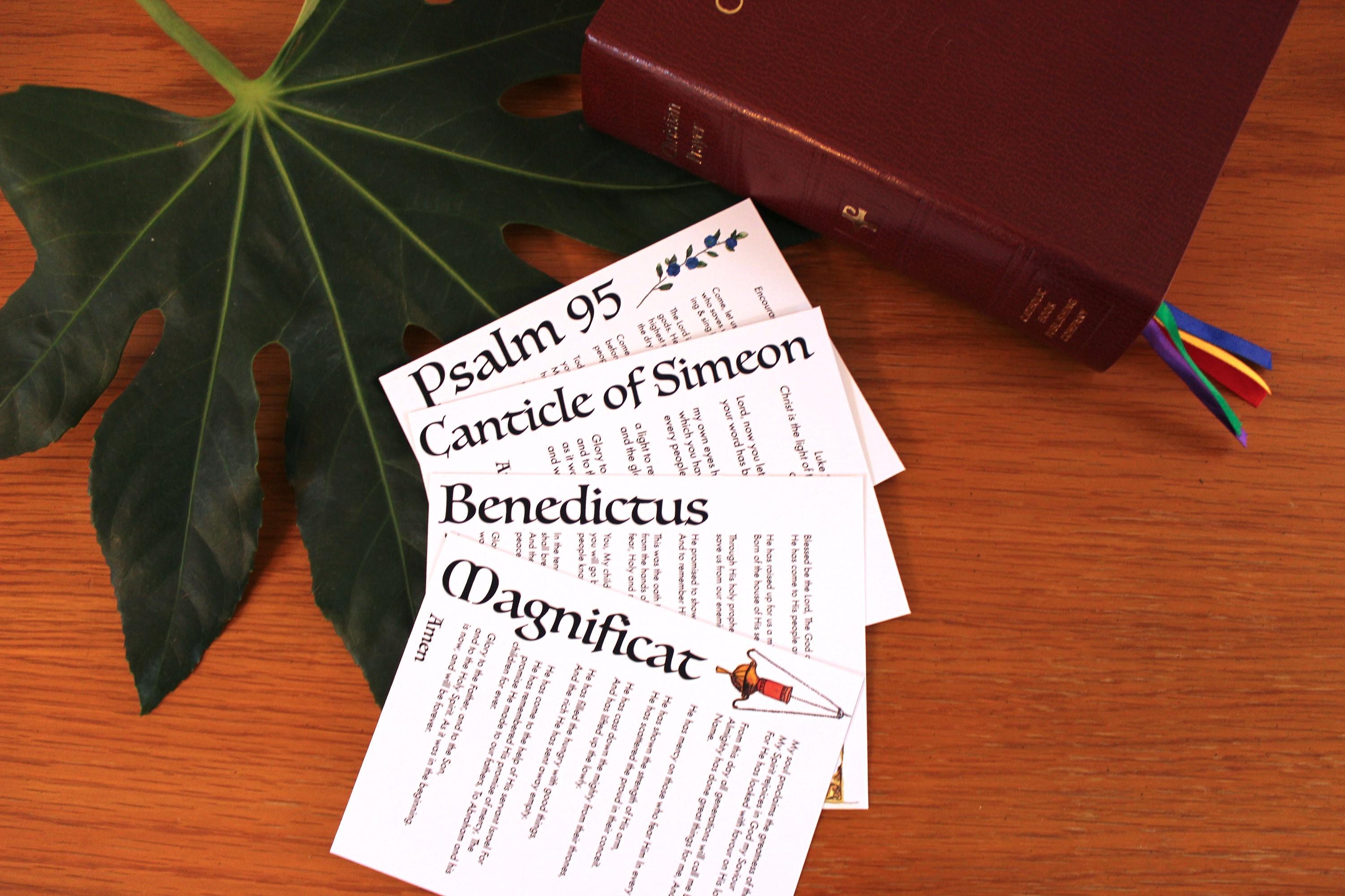 Catholic Breviary Prayer Cards Set of 4 // Bookmarks - Etsy