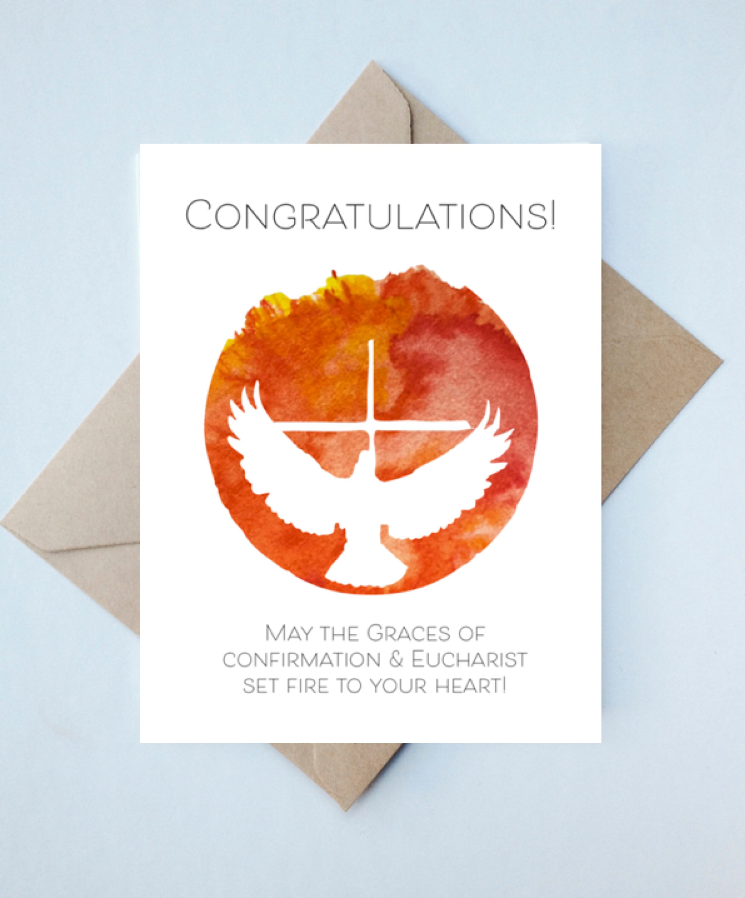 Restored Order Confirmation Eucharist Card // Catholic - Etsy Canada