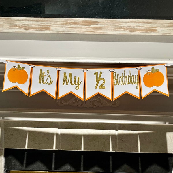 Fall Birthday Banner - Etsy
