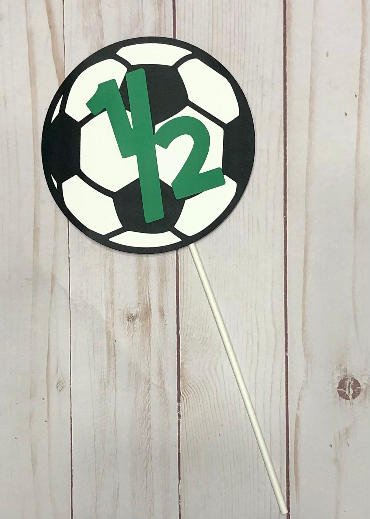 Soccer Half Birthday Banner Half Time Soccer Ball Banner - Etsy