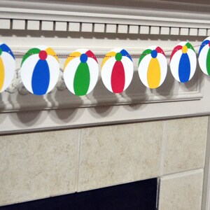 Beach Ball Garland, Pool Party, Beach Ball Party Decor, Beach Ball ...
