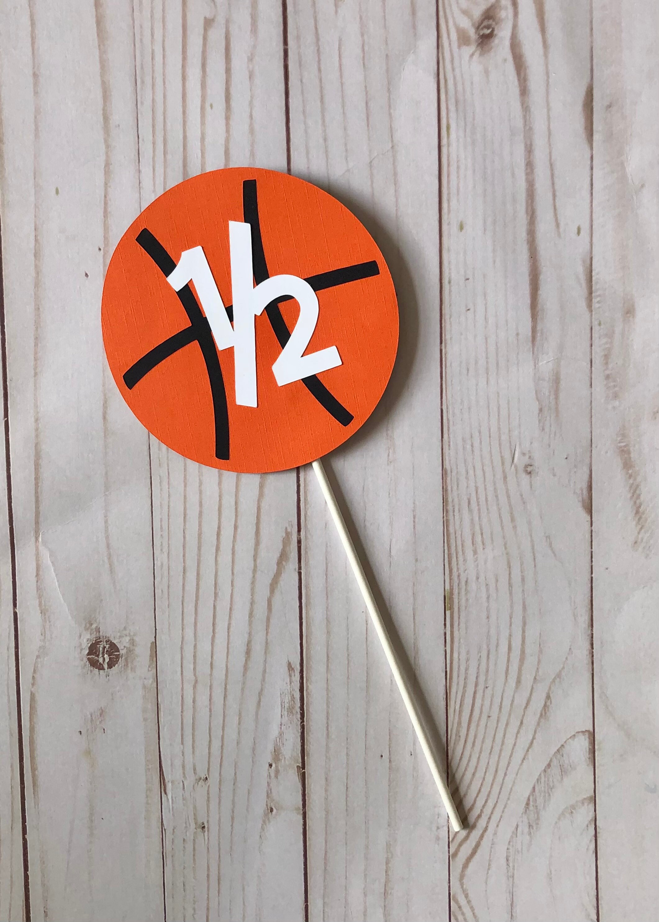 Basketball Half Birthday Banner Half Time Basketball Banner - Etsy