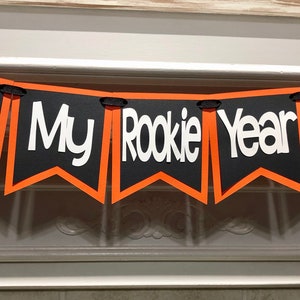 My Rookie Year Banner, Basketball First Birthday, Basketball Theme ...
