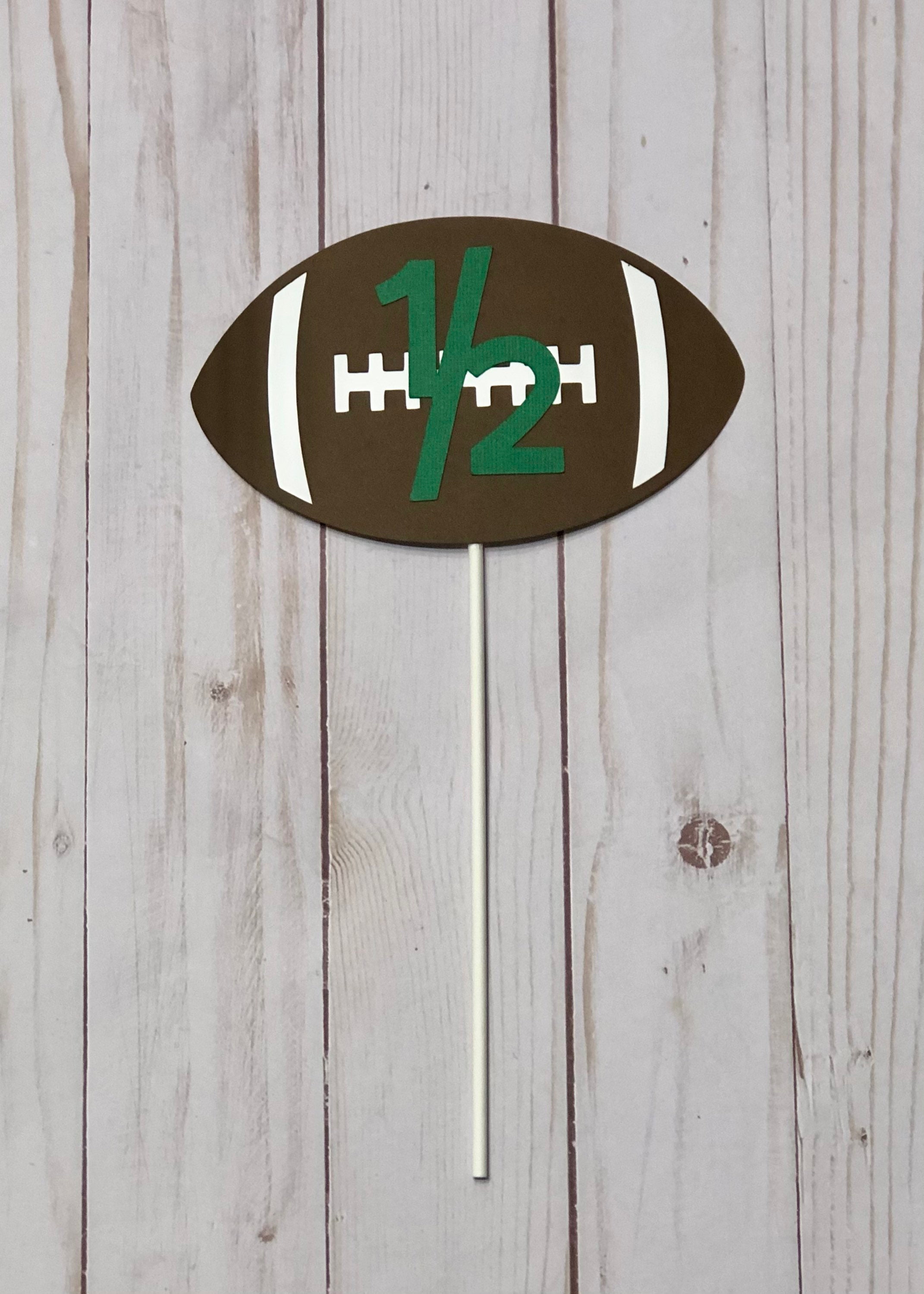 Football Half Birthday Banner Half Time Football Banner | Etsy