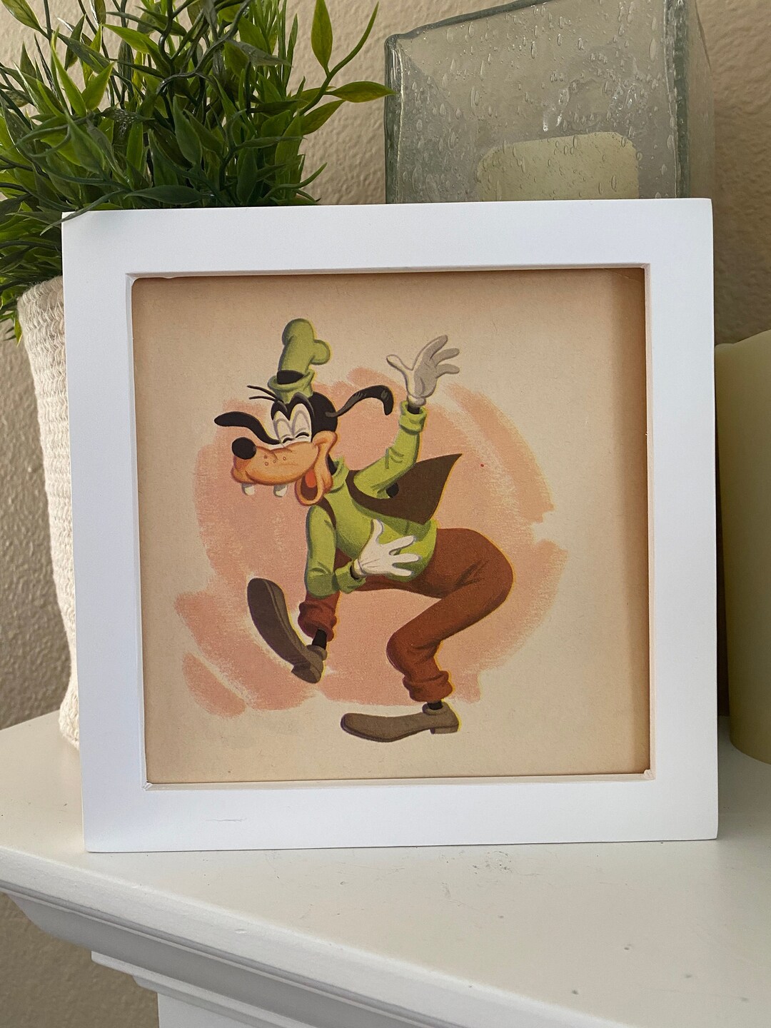 Goofy Laughs - Vintage 1954 Disney Storybook Art - Framed Disney Gifts ...