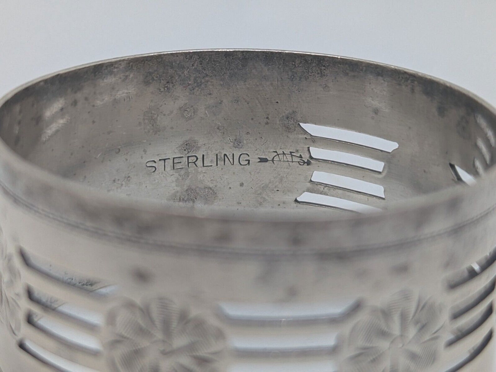 Antique Webster Sterling Silver Napkin Ring "d" Initial Engraving - Etsy
