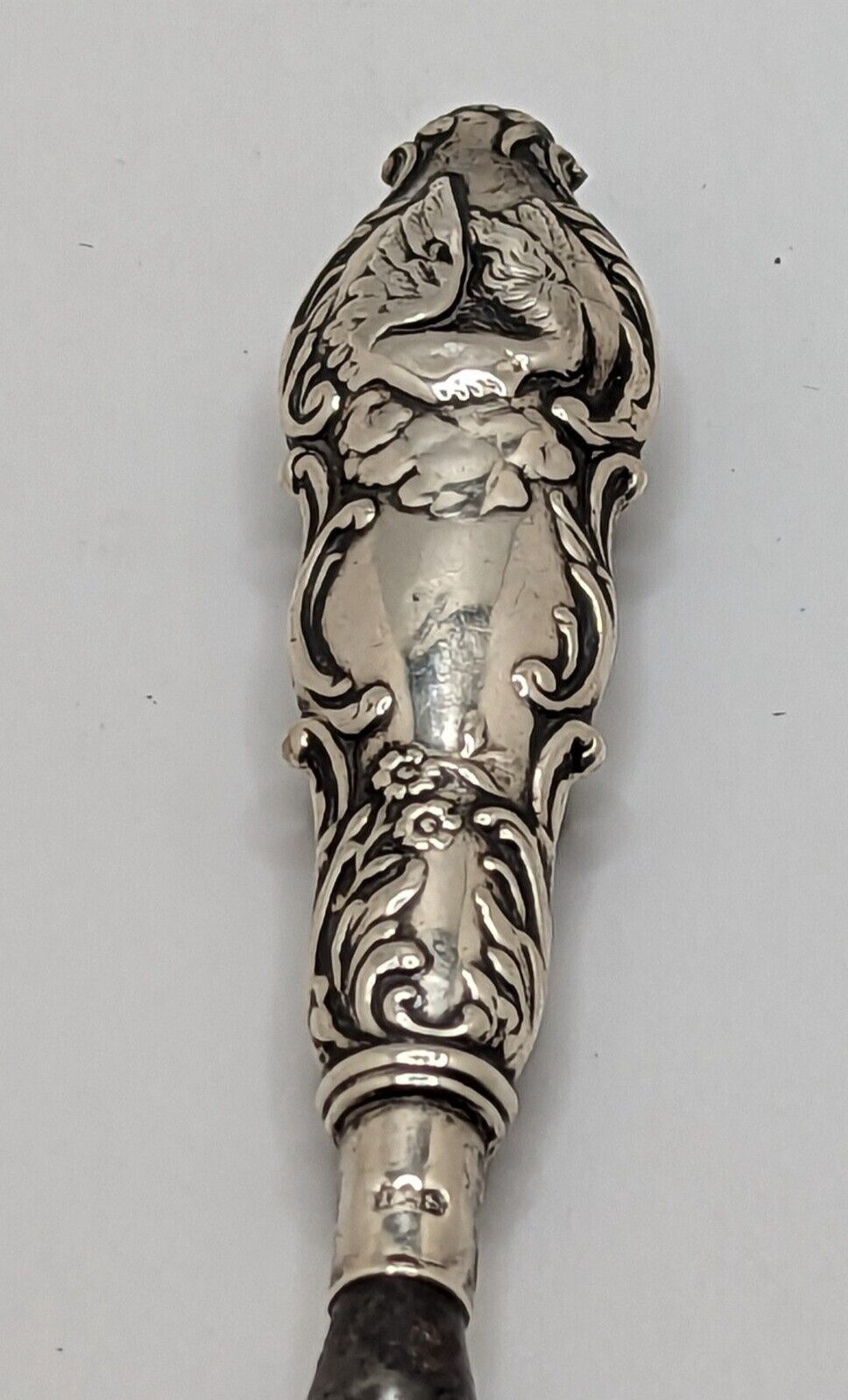 Antique English Sterling Silver Handled With Cherub Button Hook C. 1910 ...