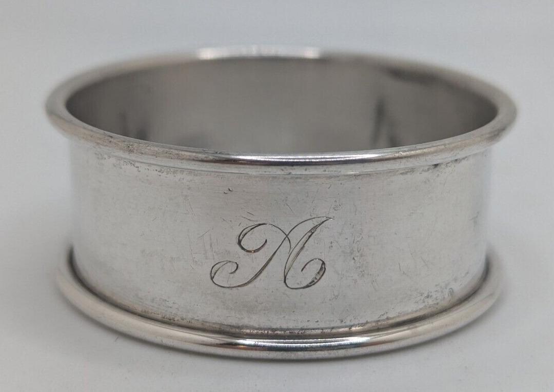 Vintage Web Sterling Silver Napkin Rings a Initial Engraving - Etsy