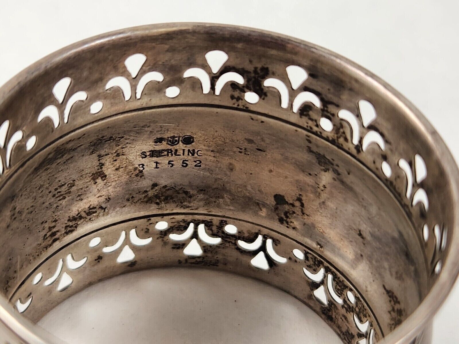 Antique Gorham Sterling Silver Reticulated Napkin Ring "helen" Name ...