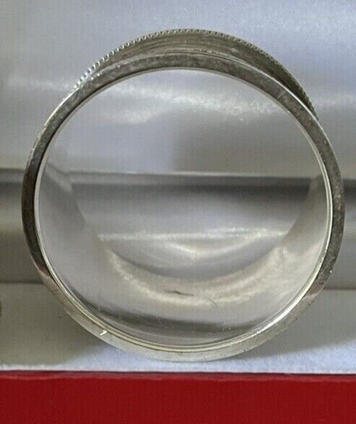 Vintage English Sterling Silver Napkin Ring "jeanette" Name Engraving ...