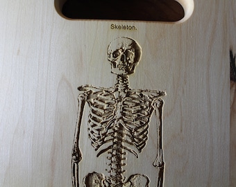 Skeleton Cutting Board - Etsy
