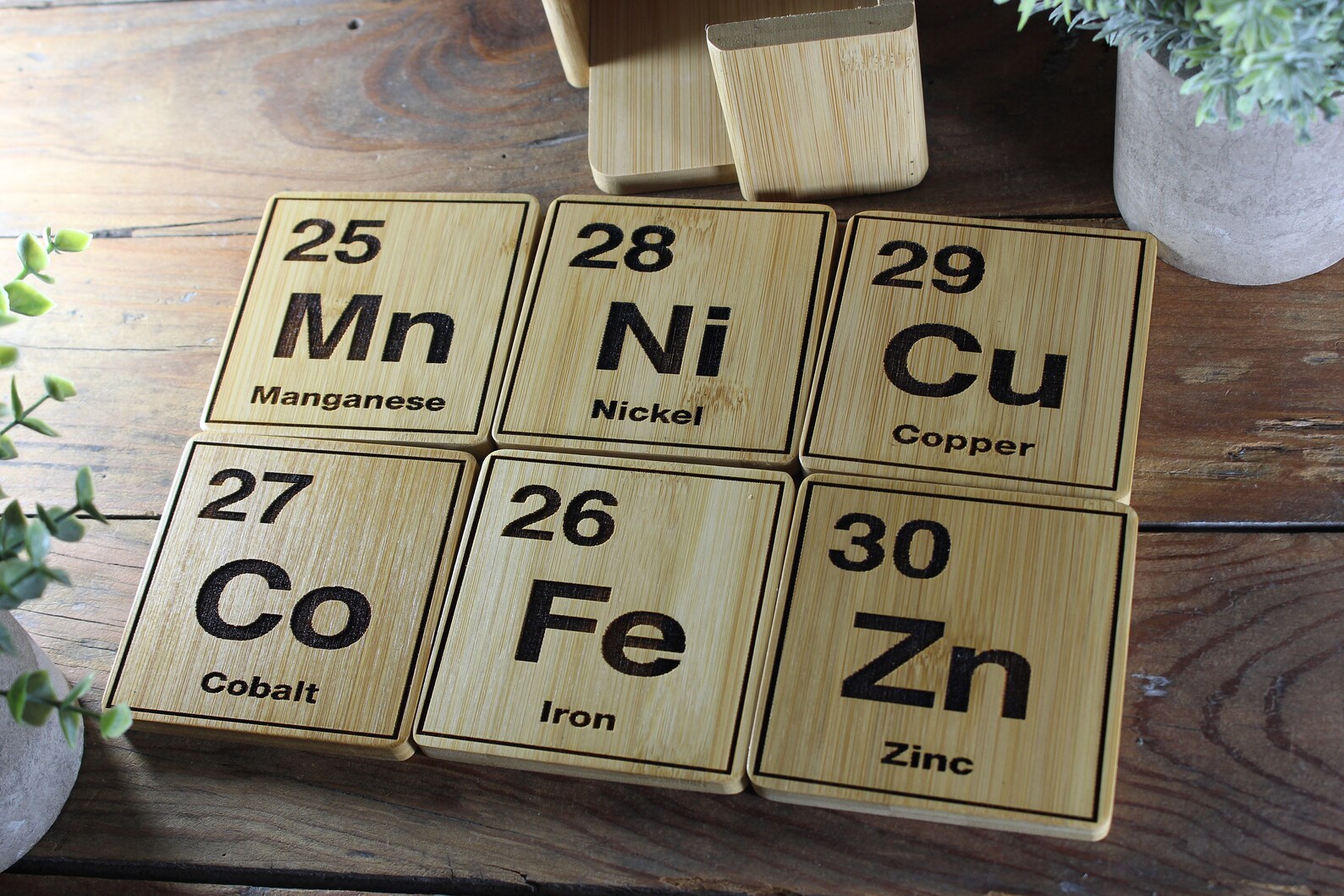 Periodic Table Coasters Periodic Table of Elements Lab - Etsy
