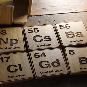 Periodic Table Coasters Periodic Table of Elements Lab - Etsy