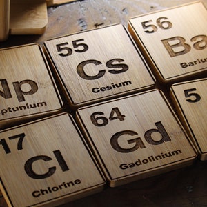 Periodic Table Coasters Periodic Table of Elements Lab | Etsy