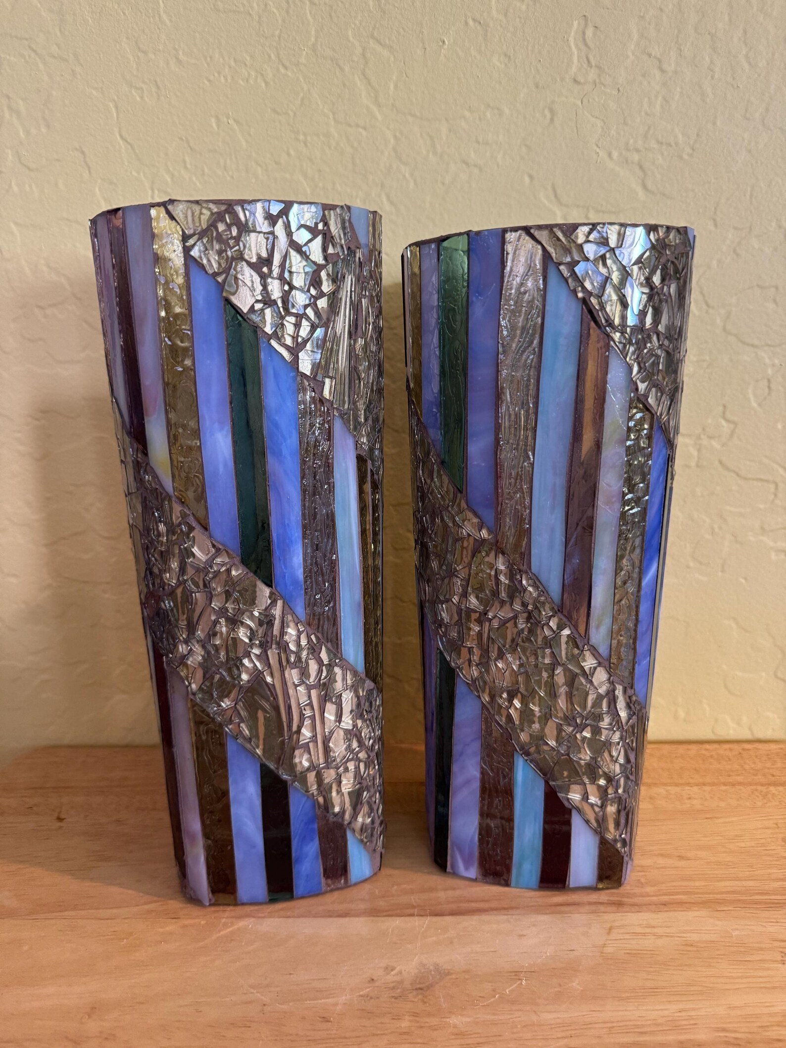 Solar Flare Mosaic Vase//solar Storm//handmade USA - Etsy