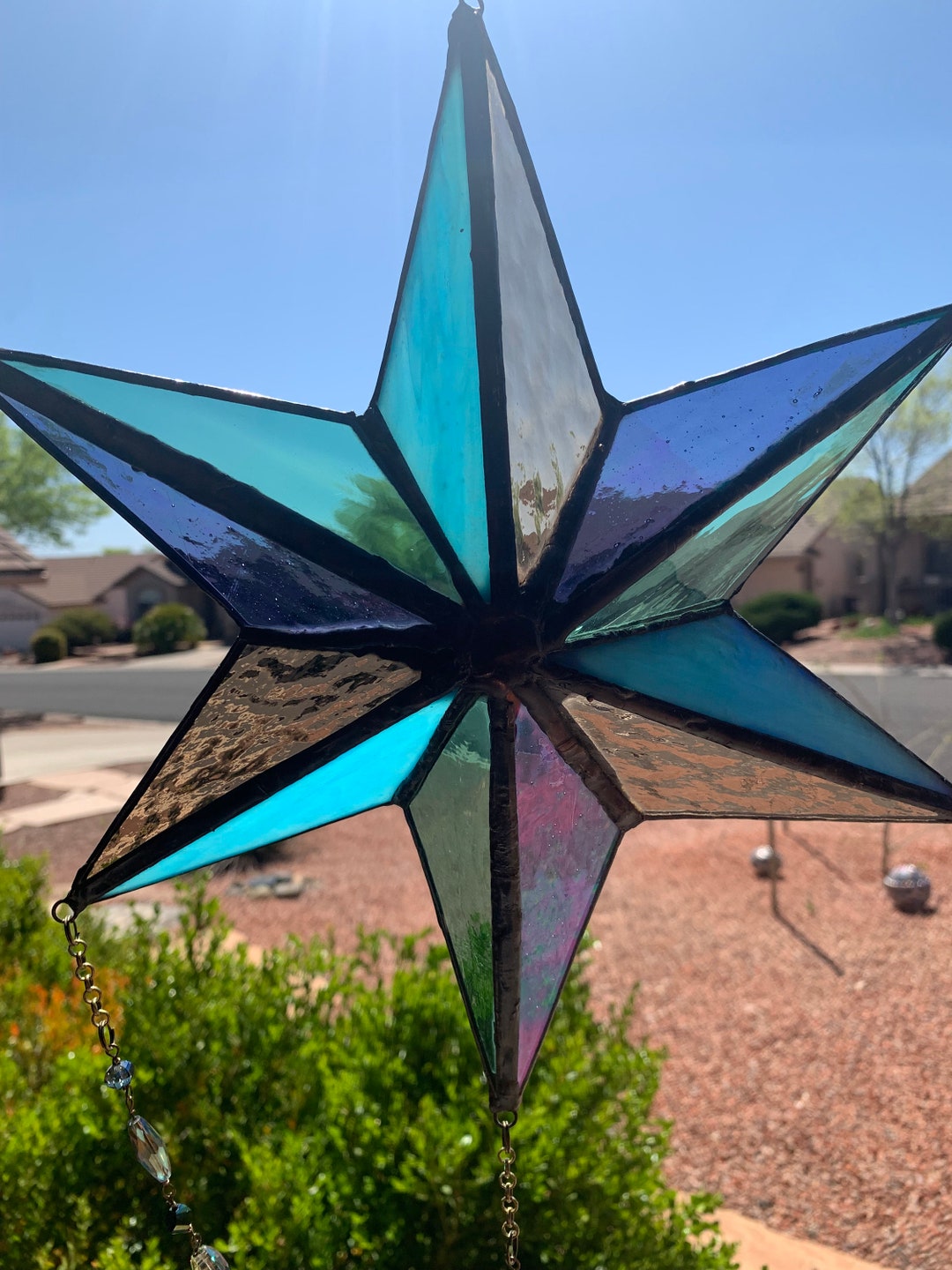 3d Star Gazer//stained Glass//handmade USA - Etsy