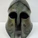 Bronze Ancient Greek Helmet, Snake Carved Replica, Real Size - Etsy