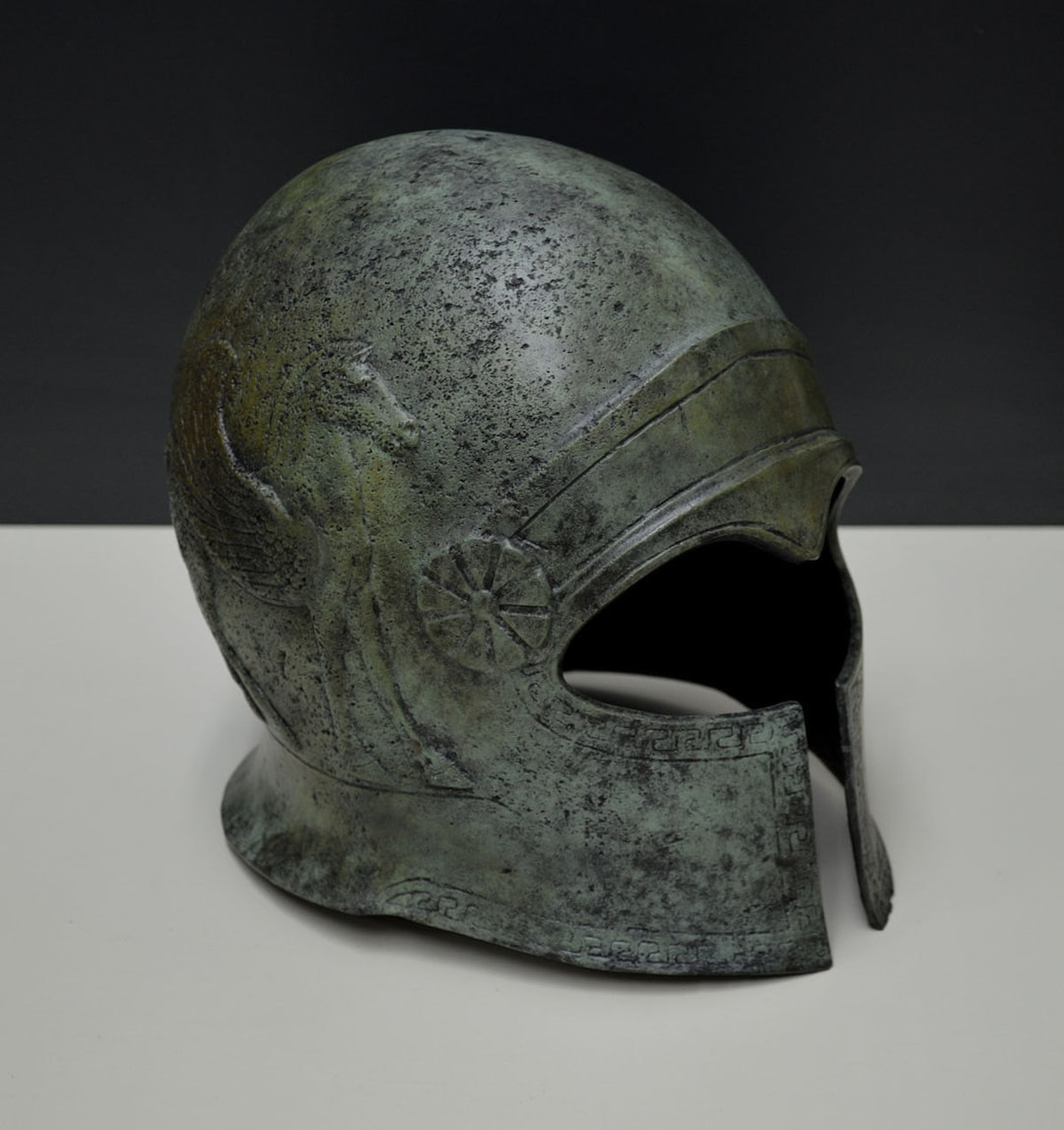Cretan Bronze Aged Ancient Greek Helmet - Etsy