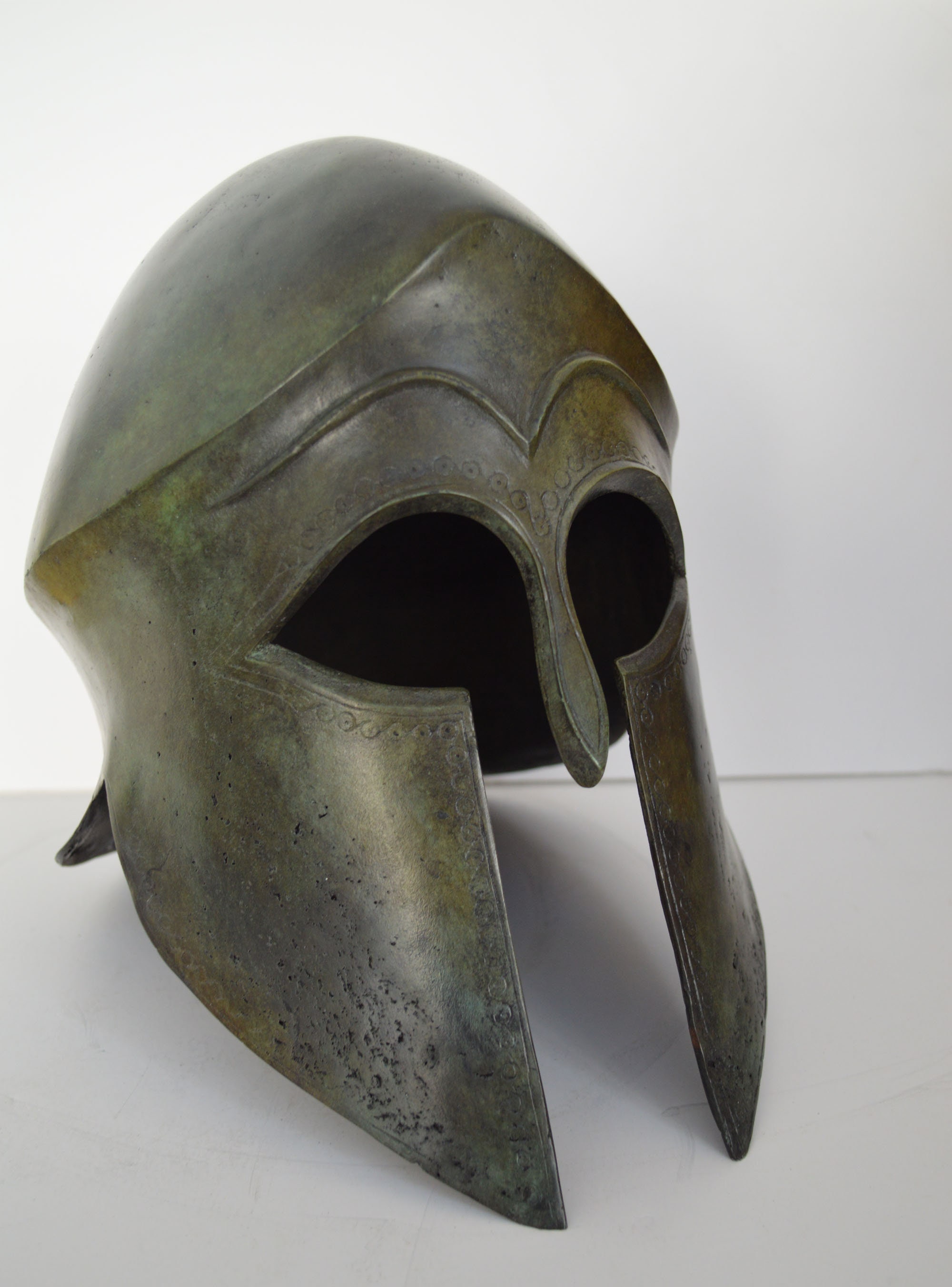 Helmet Bronze Ancient Greek Aged Quality Artifact - Etsy