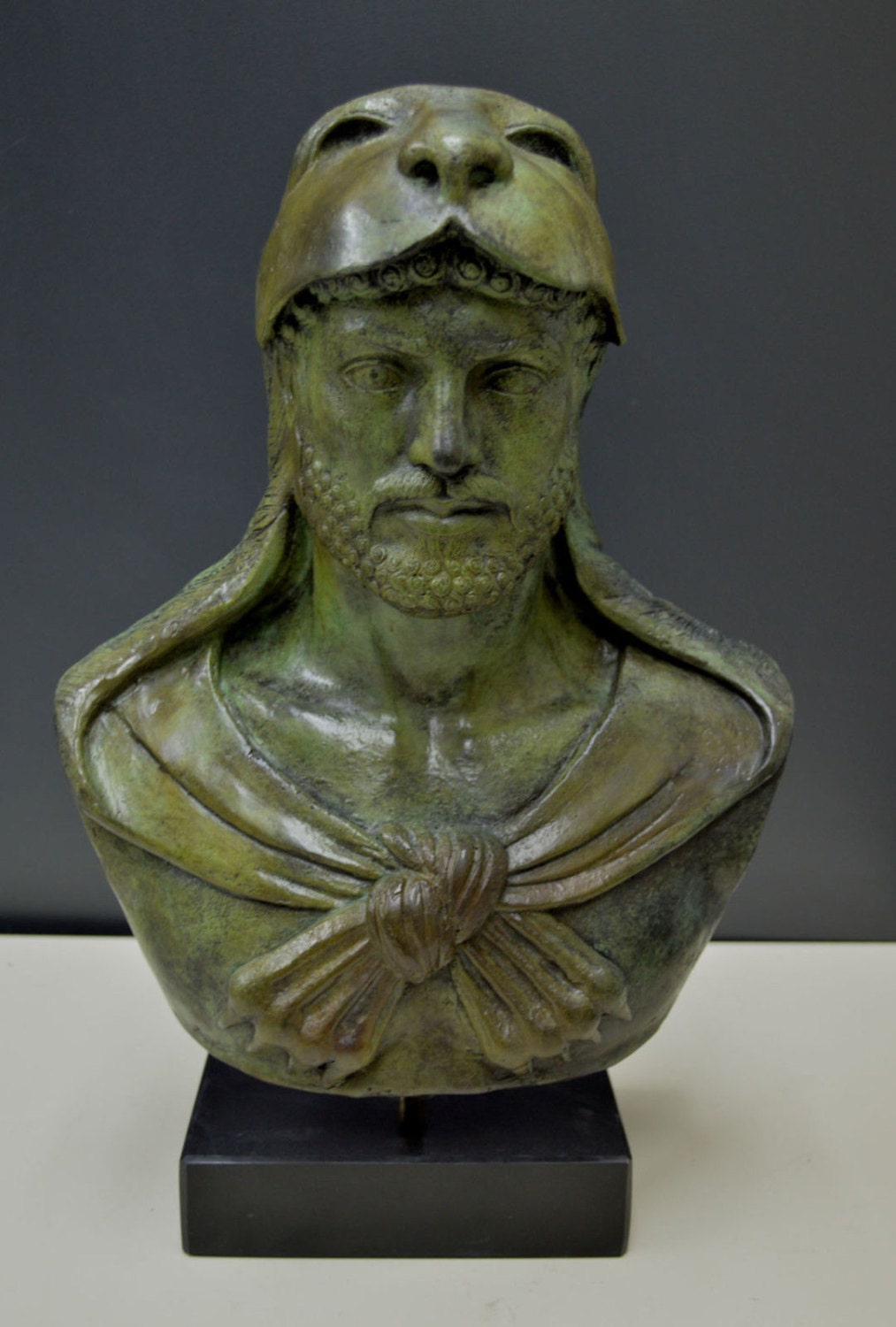 Hercules Heracles Demigod Ancient Greek Hero Great Sculpture Bust - Etsy