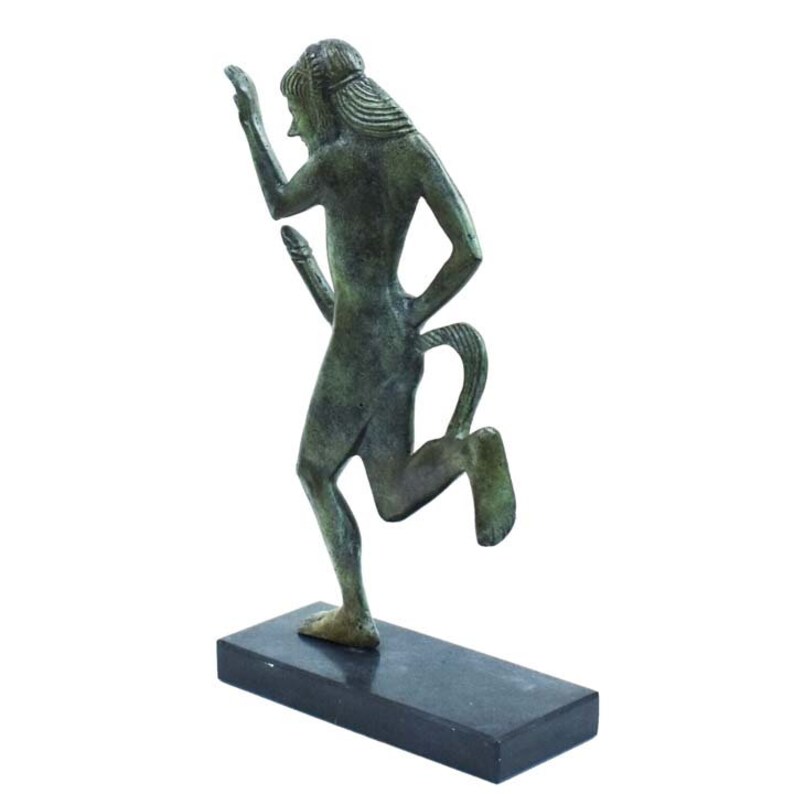 Bronze Statue of Satyr Mythical Creature Greek Mythology Dionysus ...
