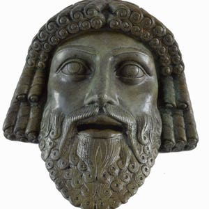 Bronze Mask of Zeus God King of All Ancient Greek Gods - Etsy