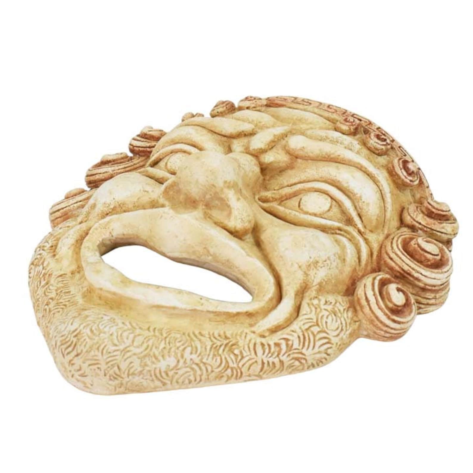 Ancient Greek Theatrical Comedy Mask - First Theatre of World Dionysus ...