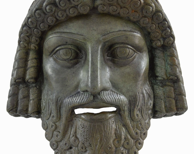 Zeus Lykaios enthroned Holds the Thunderbolt From - Etsy