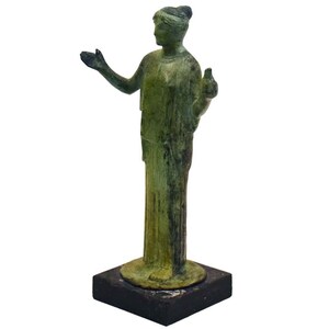 Kore Ancient Greek Women Bronze Statue Sculpture Maiden Korai - Museum ...