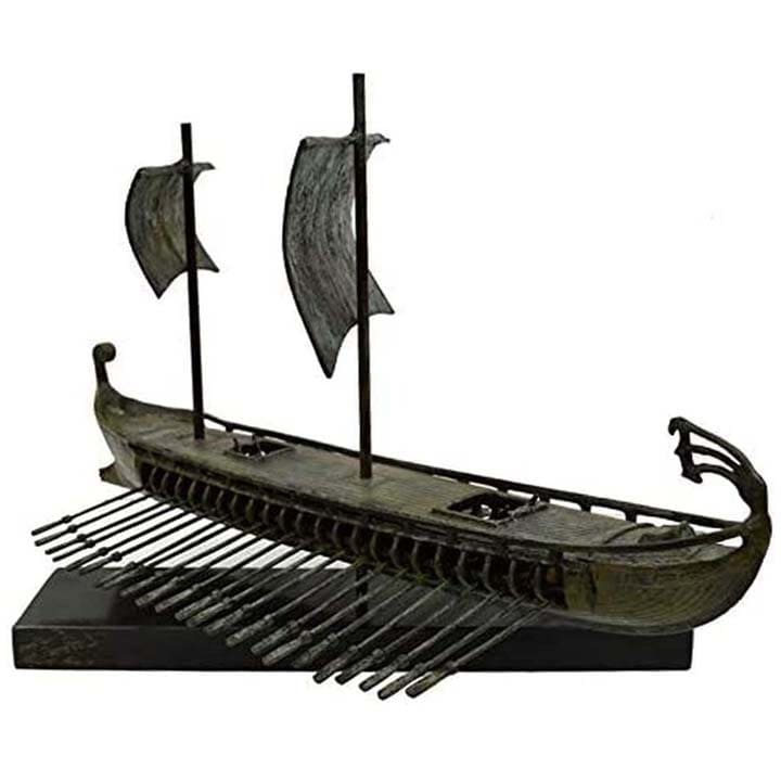 Ancient Bronze Ship Trireme Penteconter Athenians Spartans Fleet Vs ...