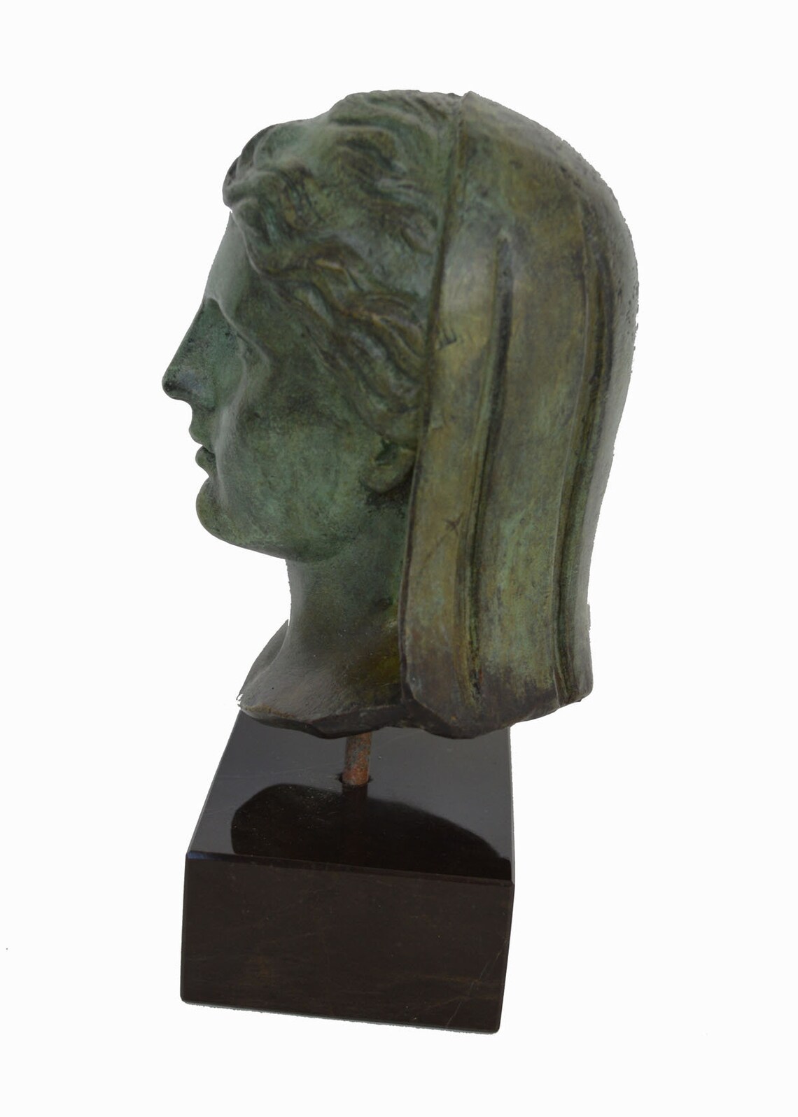 Demeter Bronze Bust Goddess of Agriculture Sculpture Green - Etsy