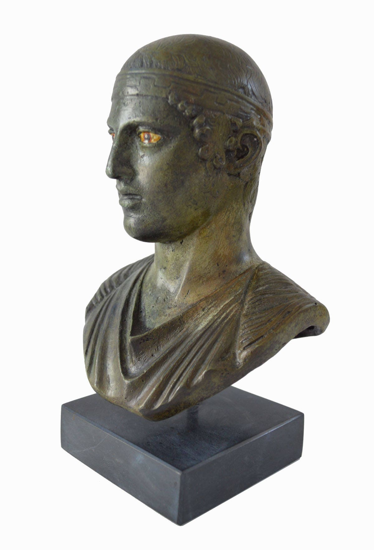 Charioteer of Delphi Sculpture Bust Reproduction - Etsy