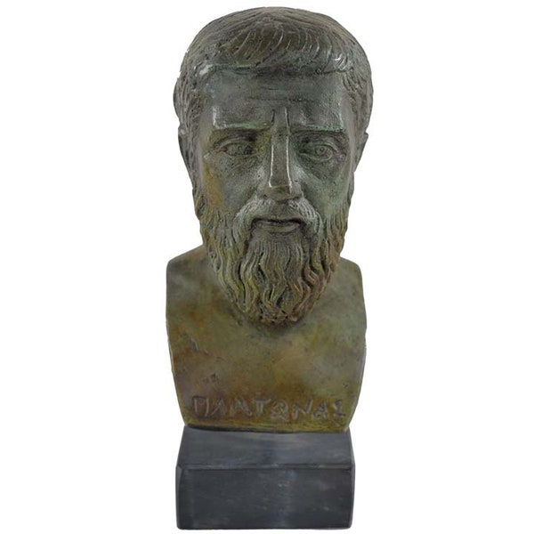 Bustos de sócrates, aristóteles y platón, estatuas de filósofos griegos ...