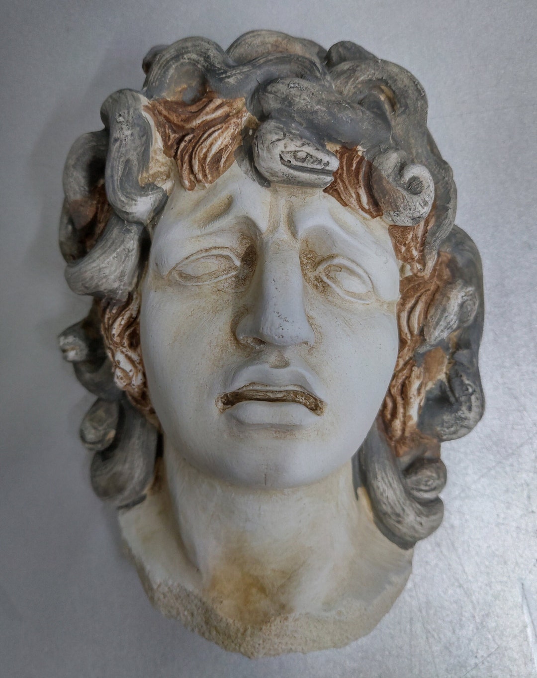 Medusa Greek Mythology Sculpture Relief Wall Hanging Artifact - Etsy