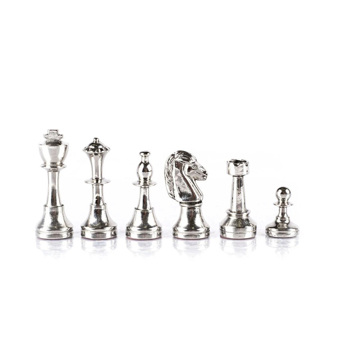 Chess Set Gold and Silver Pawns 4 Board Colors to Choose Black - Etsy