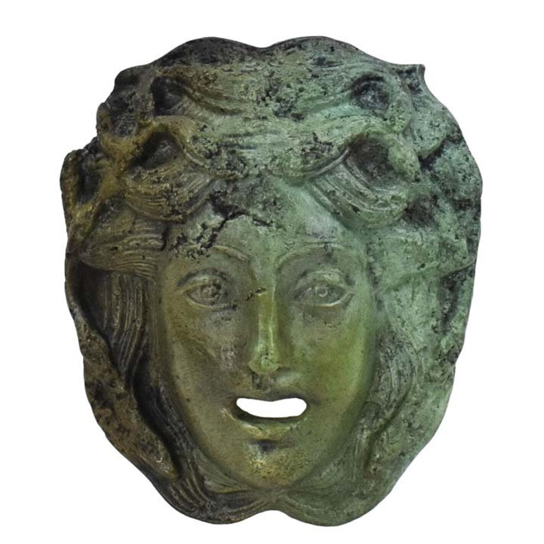 Erinyes Bronze Mini Mask - Erinys Female Furies Deities - First Theater ...