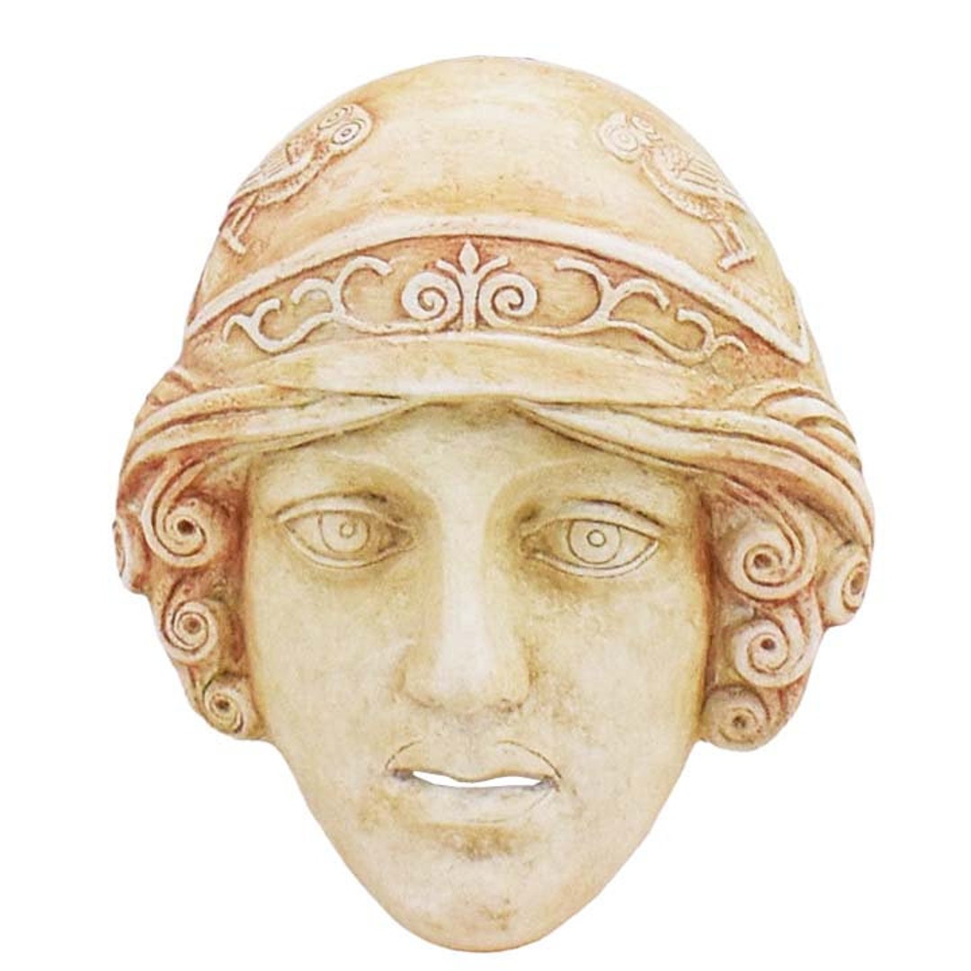 Goddess Athena Miniature Mask - Ancient Greek Theater - Protector of ...