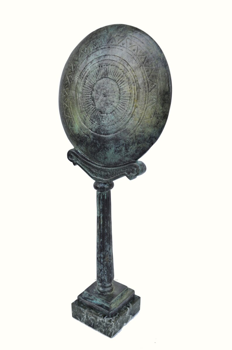 Bronze Aged Ancient Greek Mirror Column Replica Artifact - Etsy UK