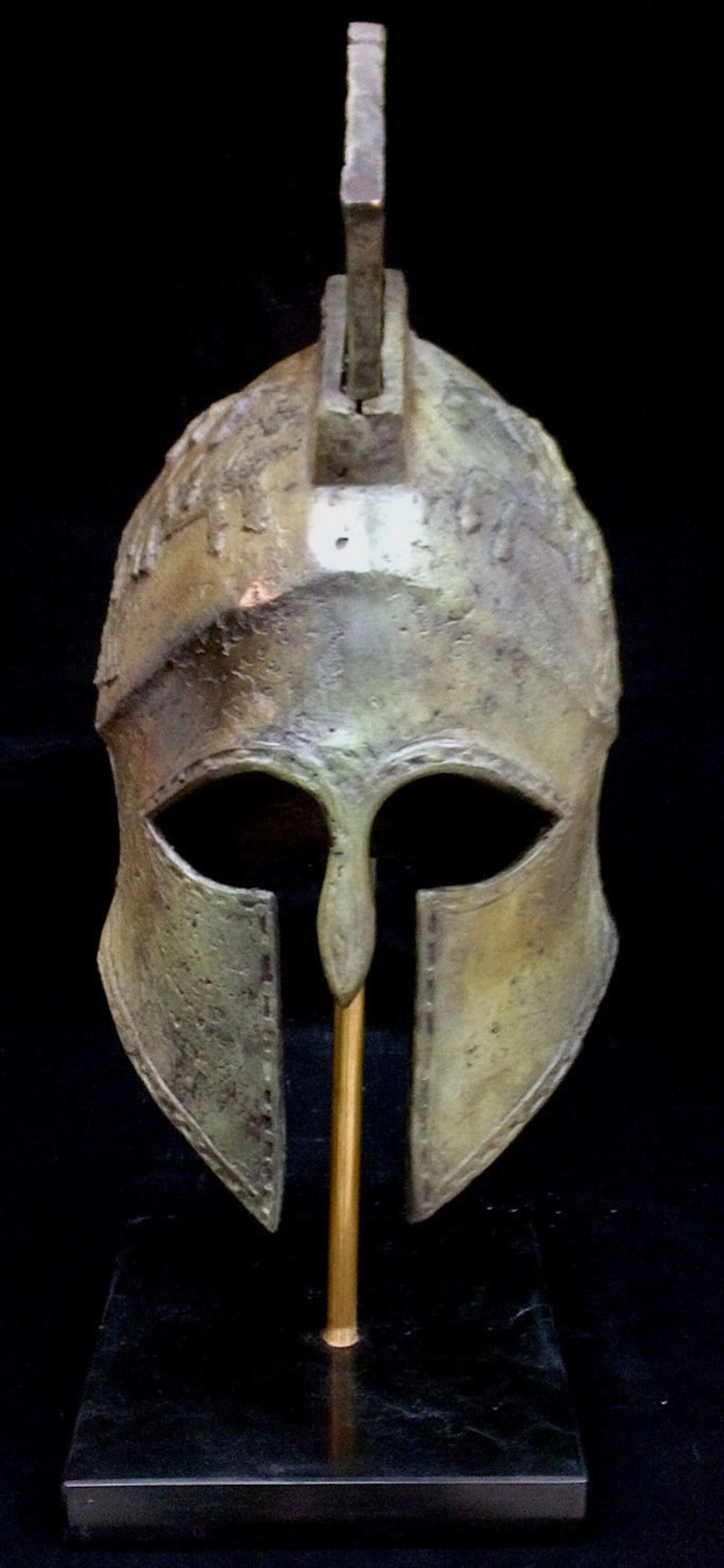 Bronze Helmet With Chariot Carvings Solid Great Helmet - Etsy