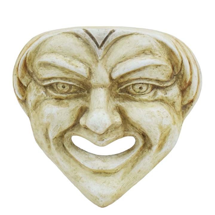 Ancient Greek Theater Comedy Small Mask - Etsy