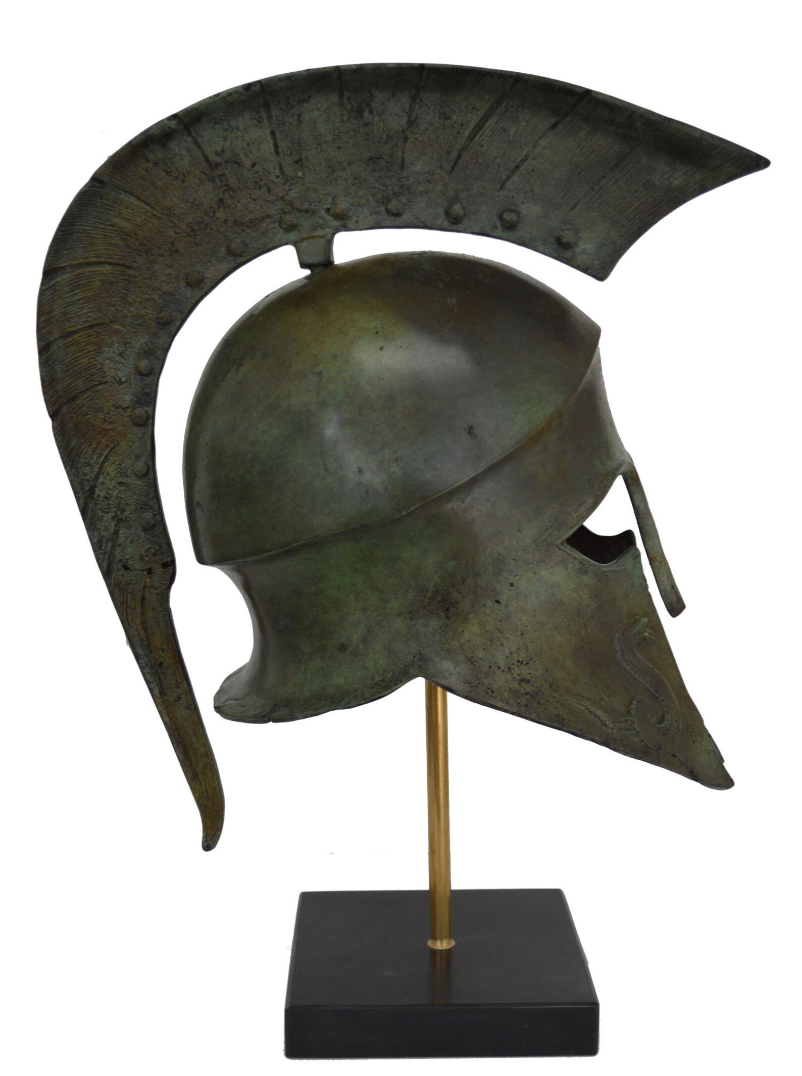 Spartan Great Bronze Real Size Exceptional High Quality Snake Carved ...